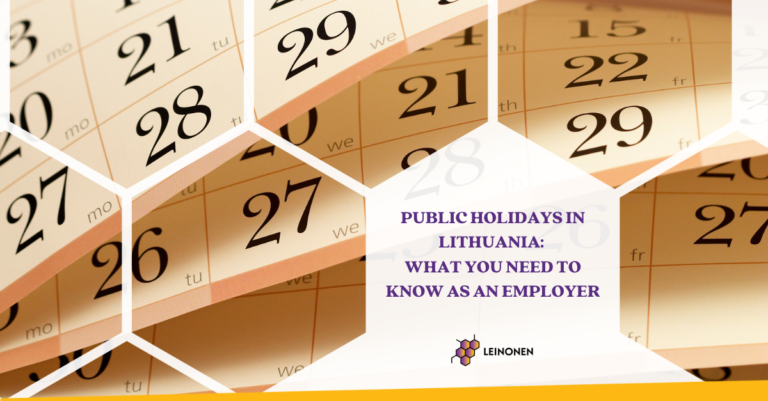 Public Holidays in Lithuania – Leinonen Lithuania